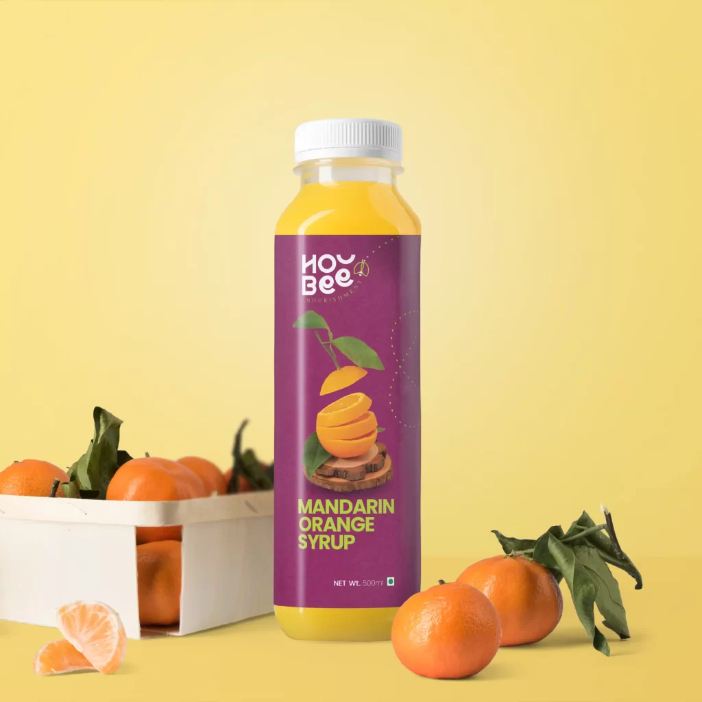 Buy Mandarin Orange Syrup Online | Houbee.in